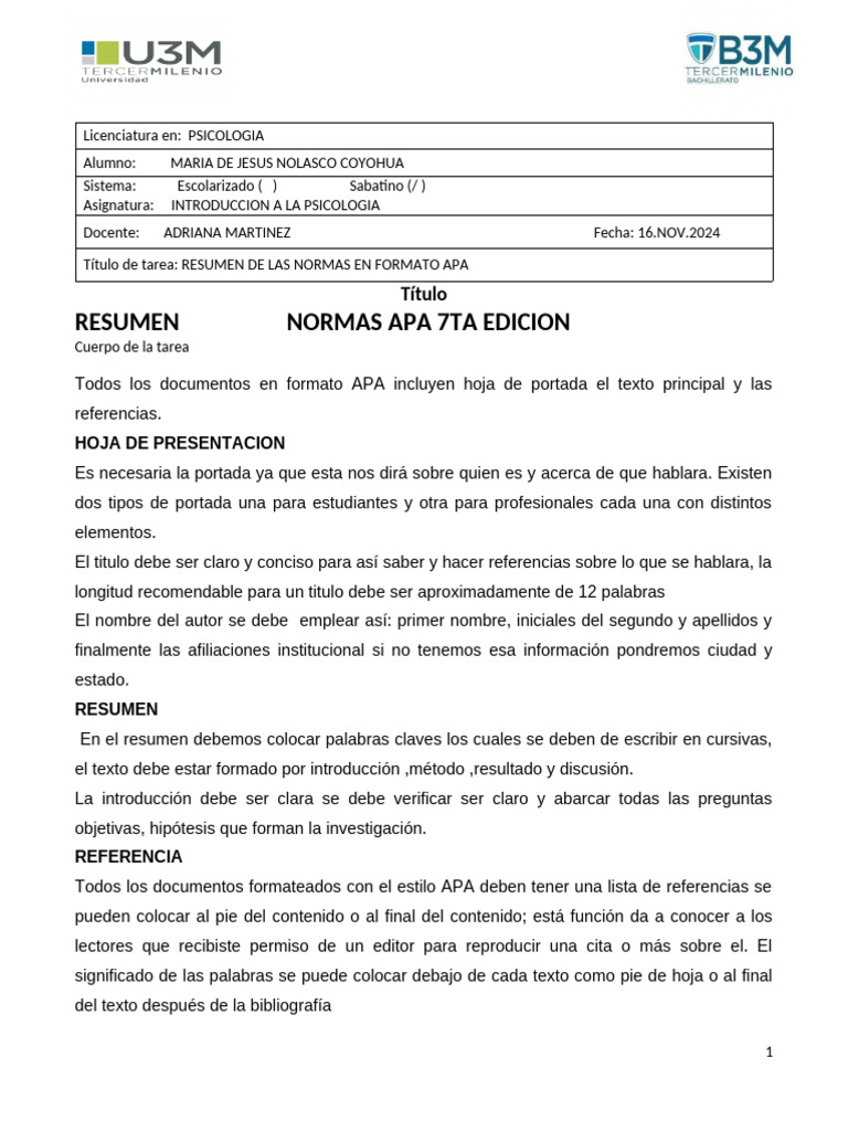 Resumen Apa 2 | PDF | Estilo apa | Comillas