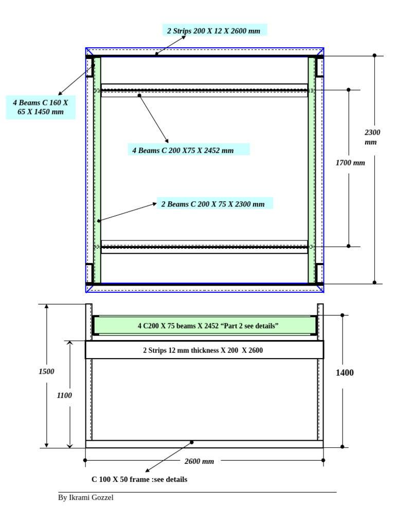 Drawing of Recuperator Stand | PDF