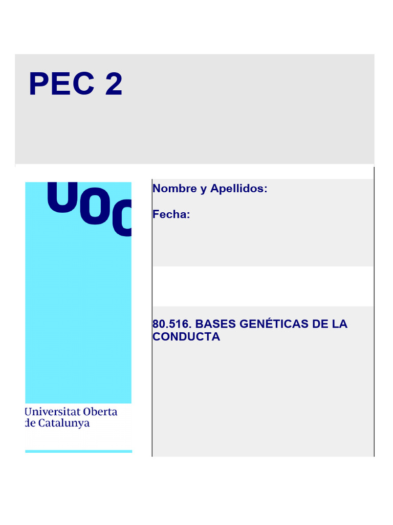 Enunciado Pec 2 | PDF | Evolución | Herencia