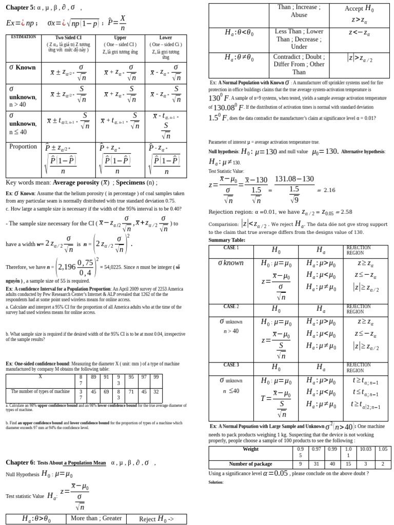 Mid - Term For Statistics | PDF | Statistical Significance | Sample ...