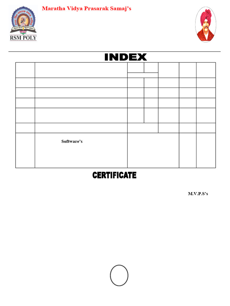 Cerificate and Index-23-24 | PDF