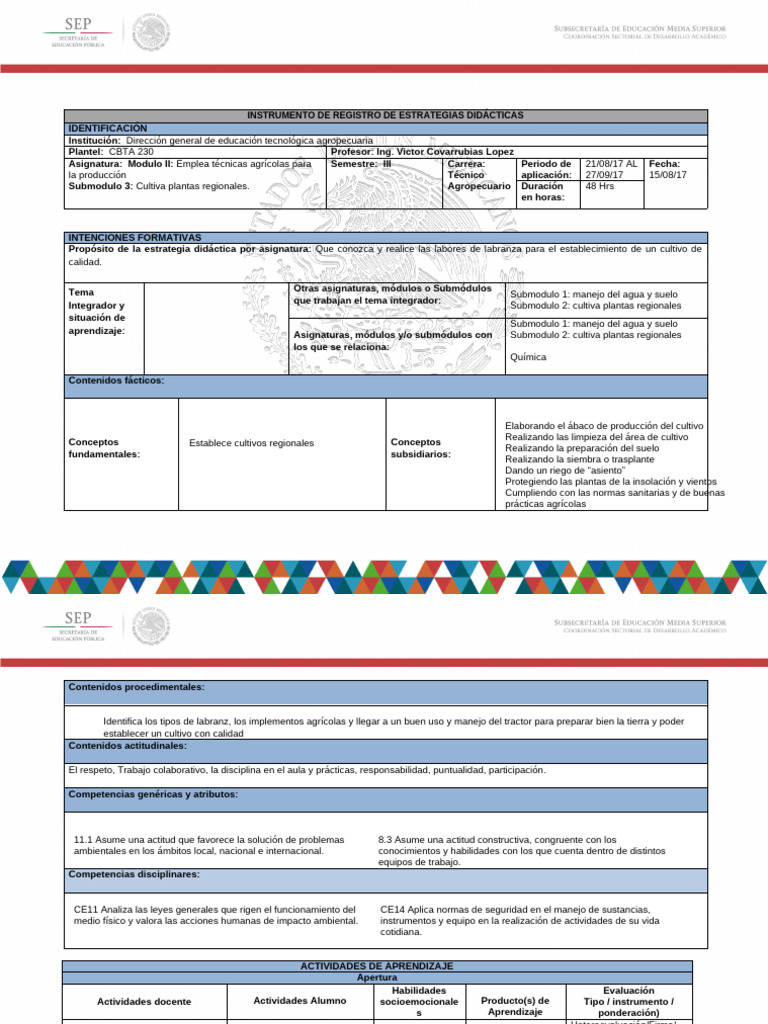 Eca 1 Sub3 | PDF | Evaluación | Agricultura
