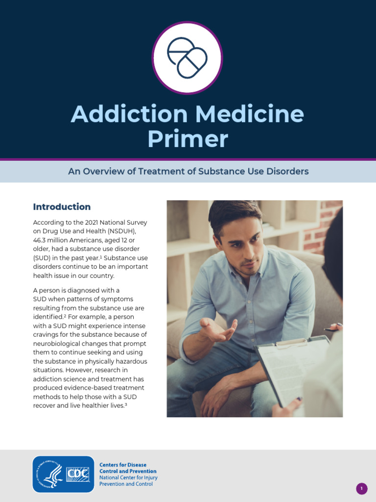 Overview of Substance Use Disorders | PDF | Substance Use Disorder ...