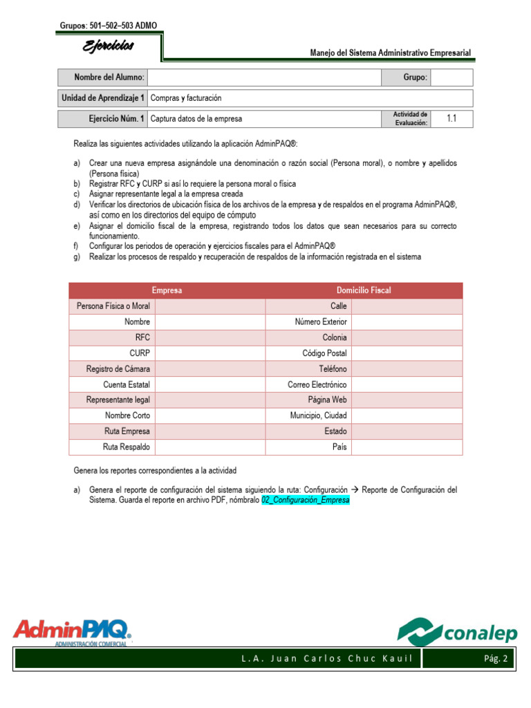 MSAE AE 1.1 Ejer01 | PDF | Archivo de computadora | Informática