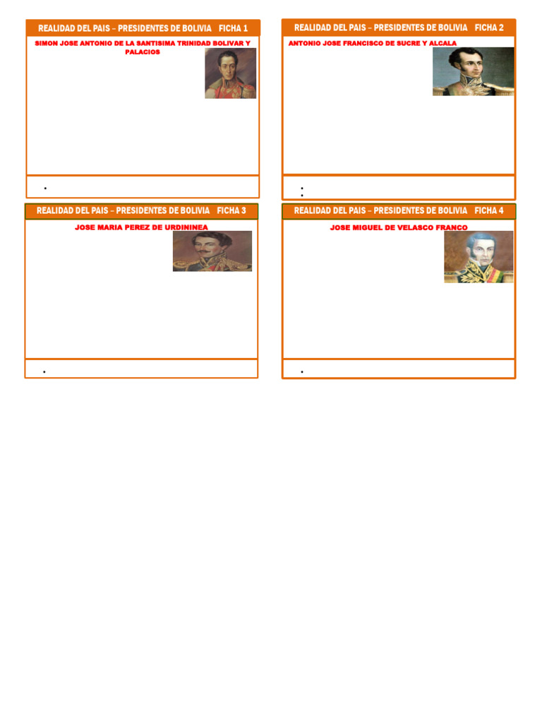 Ficha de Estudio #6 | PDF | Bolivia | Comunidad andina