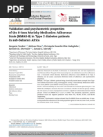5 Morisky Medication Adherence-Scale PDF | PDF | Medicine | Clinical ...