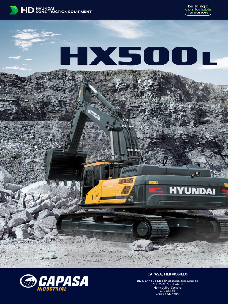 Especificaciones HX500L | PDF | Partes de vehículo | Tecnología del motor