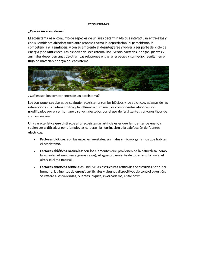 ECOSISTEMAS Completo | PDF
