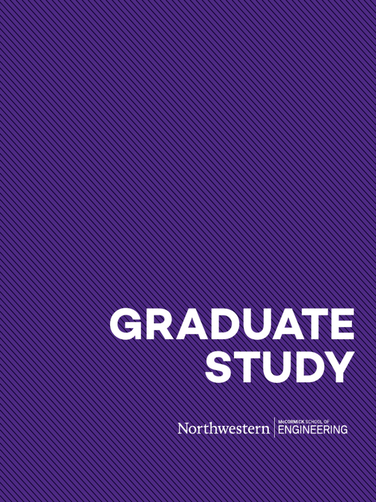 Northwestern Engineering Graduate Program Guide | PDF | Engineering ...