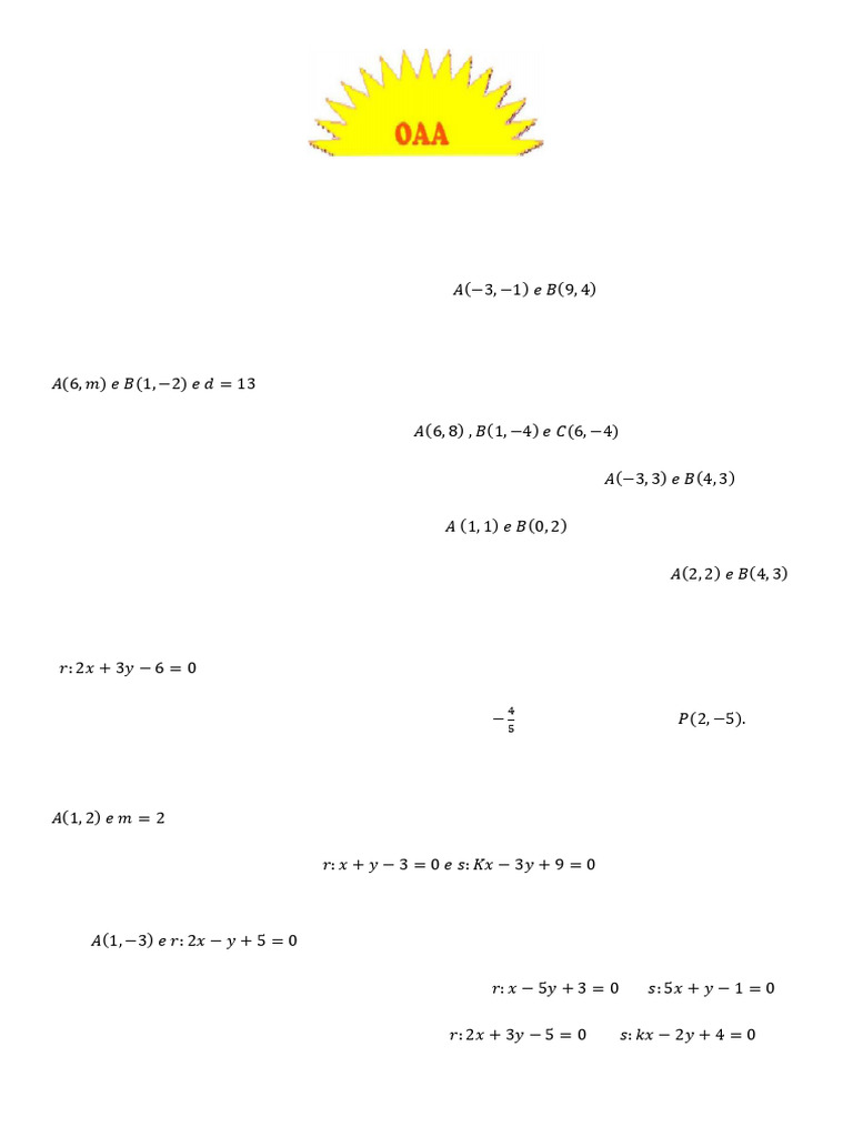 Ficha IV de Exercicio Matematica 11 Classe III Trimestre 2024 | PDF