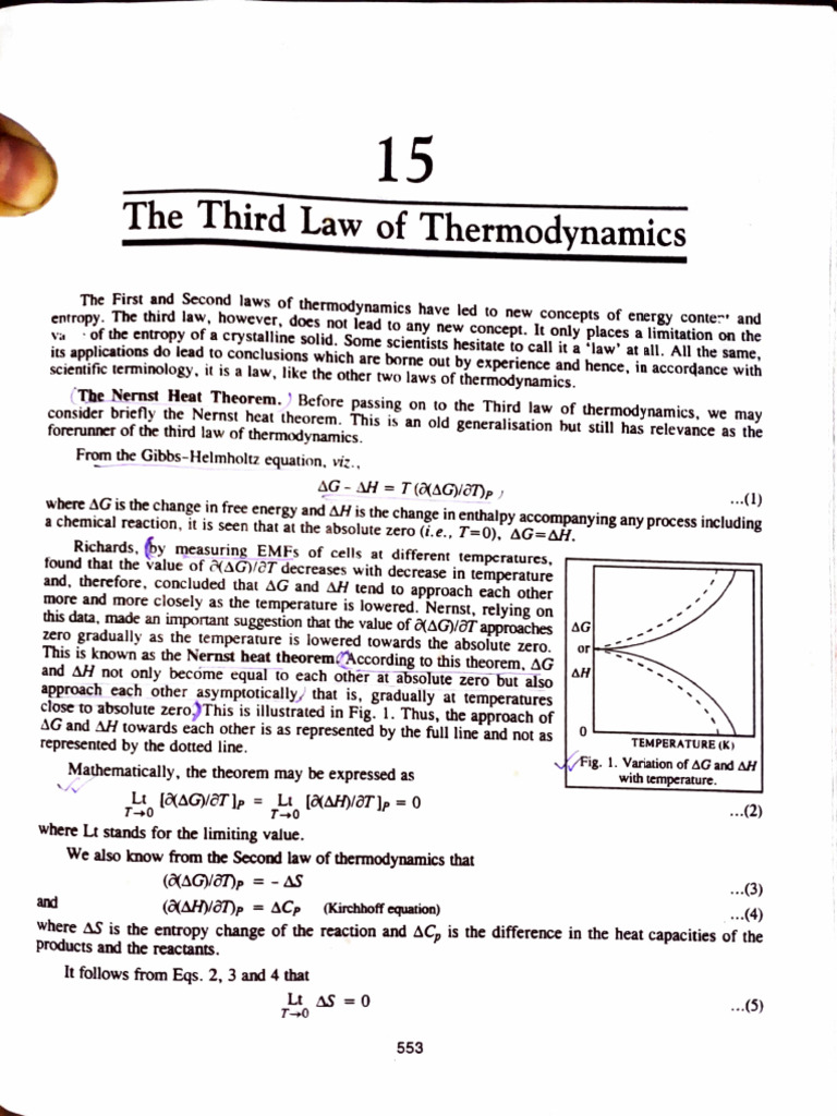 Understanding the Third Law of Thermodynamics | PDF | Heat | Temperature