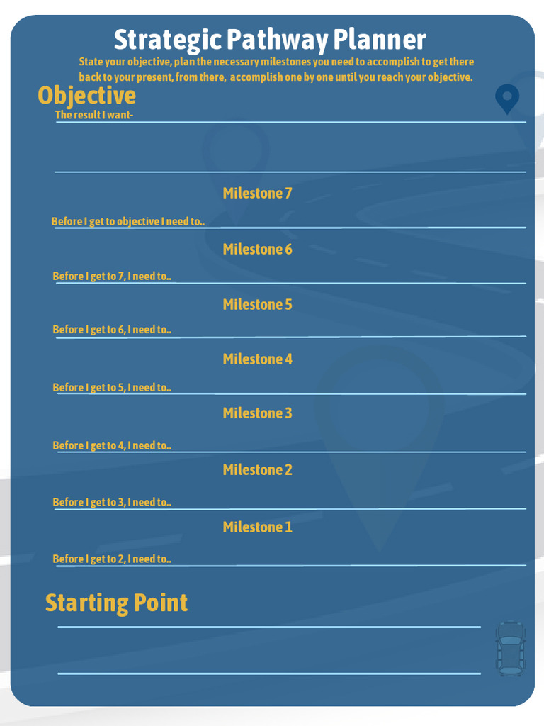 Strategic Pathway Planner Template Eg. | PDF