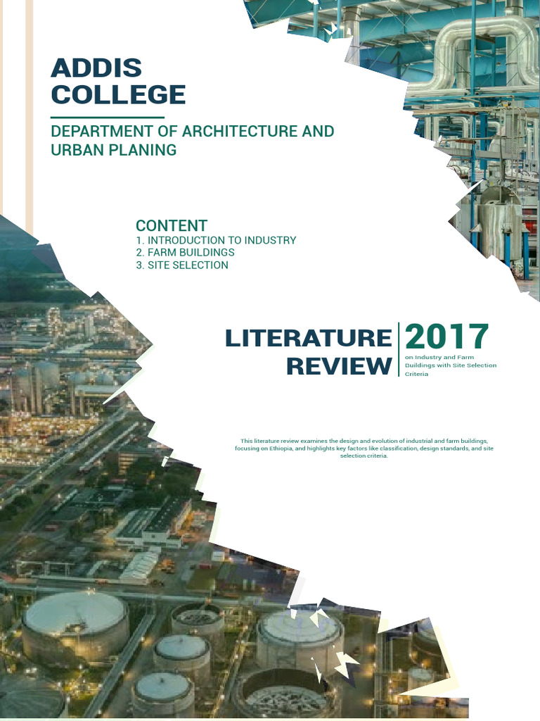 Letrature Review Farm Building Edlawit Kebede 234,13 | PDF | Biogas | Agriculture