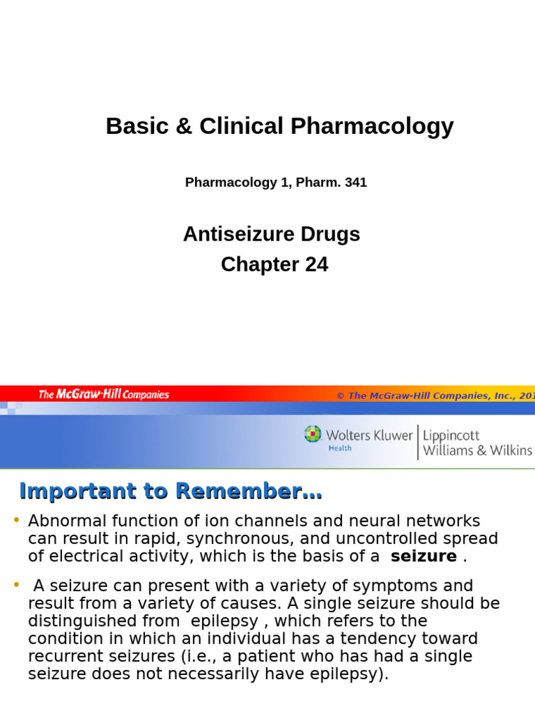 Modified Katzung CHAPTER 24 NS2 | PDF | Inhibitory Postsynaptic Potential | Synapse