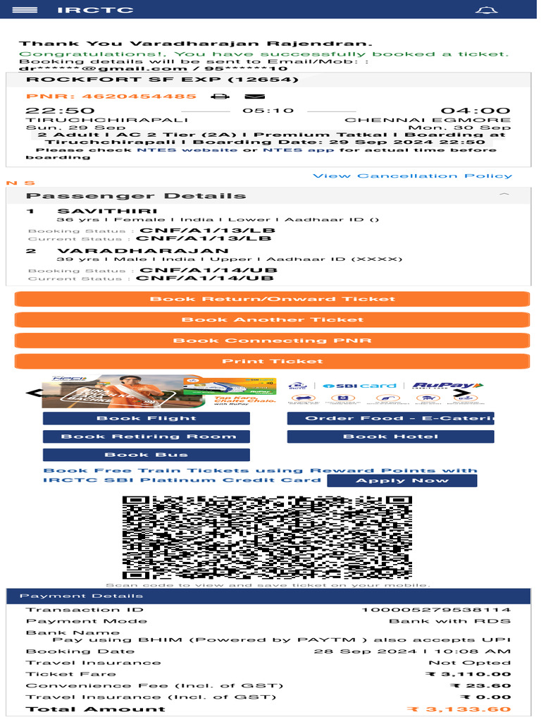 IRCTC Next Generation ETicketing System 4 | PDF