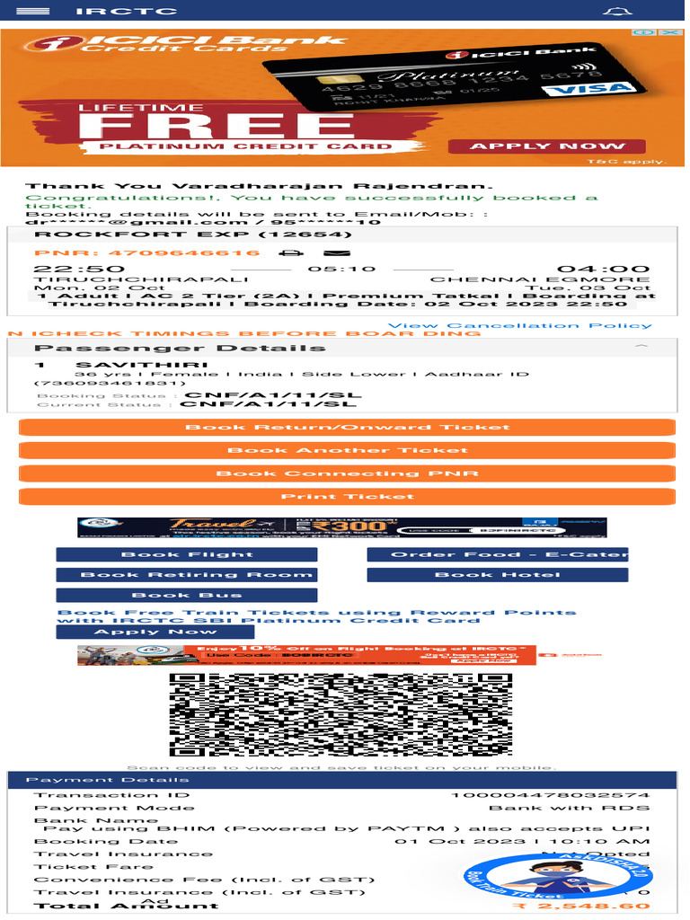 IRCTC Next Generation ETicketing System 2 | PDF