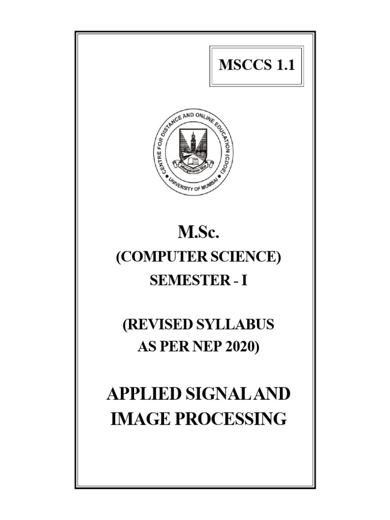 Applied Signal and Image Processing | PDF | Digital Signal Processing | Spectral Density