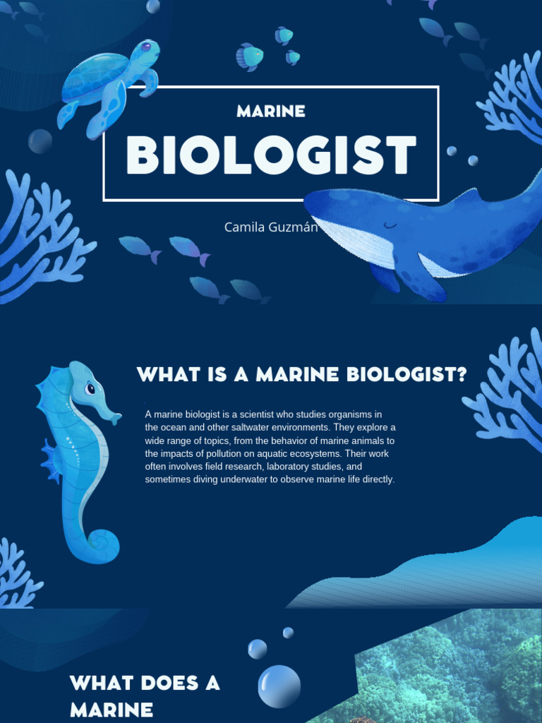 Marine Biologist PDF | PDF