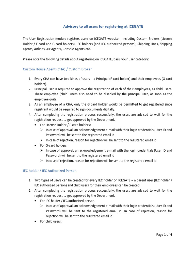 v1.2 Advisory Registration APPROVED | PDF | Identity Document | User ...