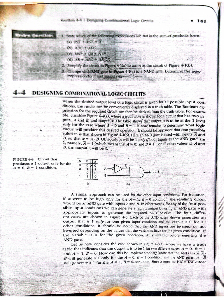 Eee 313 - Designing Combinational Logic Circuit | PDF
