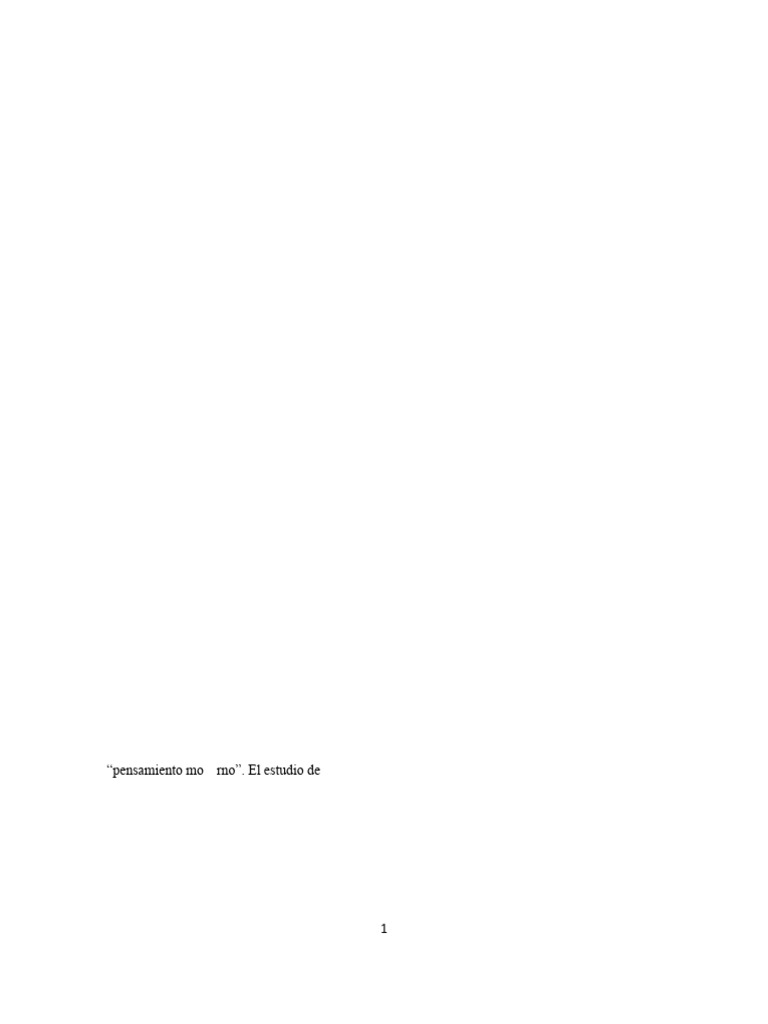 Filo Moderna | PDF | Razón | Conocimiento