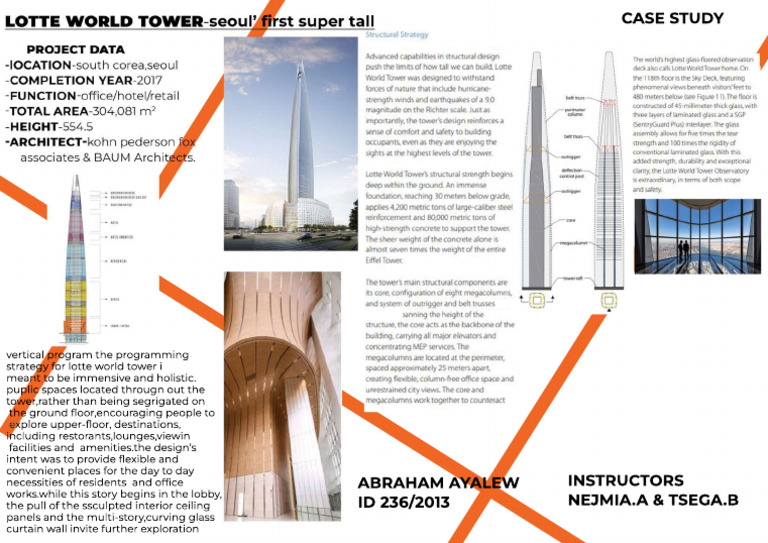 Lotte World Tower Case Study | PDF