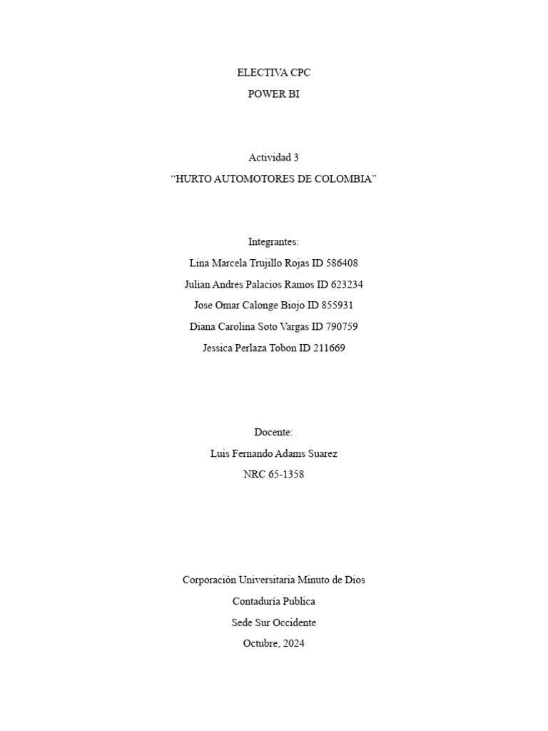 Actividad 3 Electiva | PDF