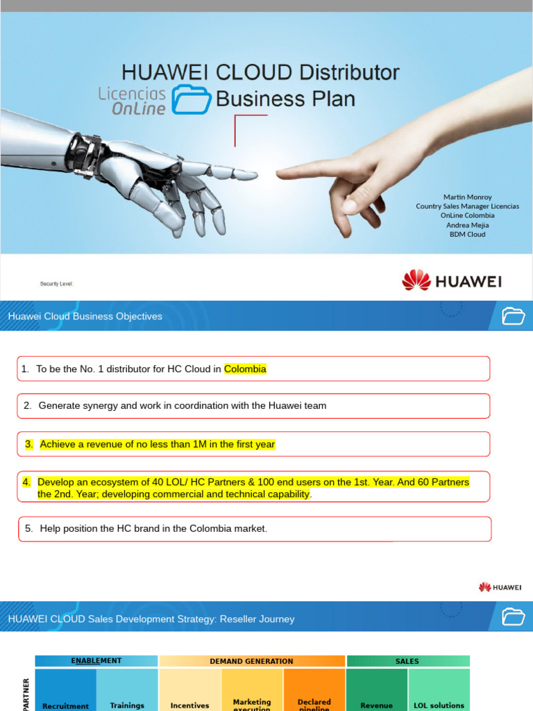 BPlan Huawei Cloud Colombia | PDF | Cloud Computing | Microsoft Azure