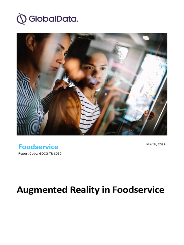 Augmented Reality in Foodservice 2 | PDF | Augmented Reality | Smartphone