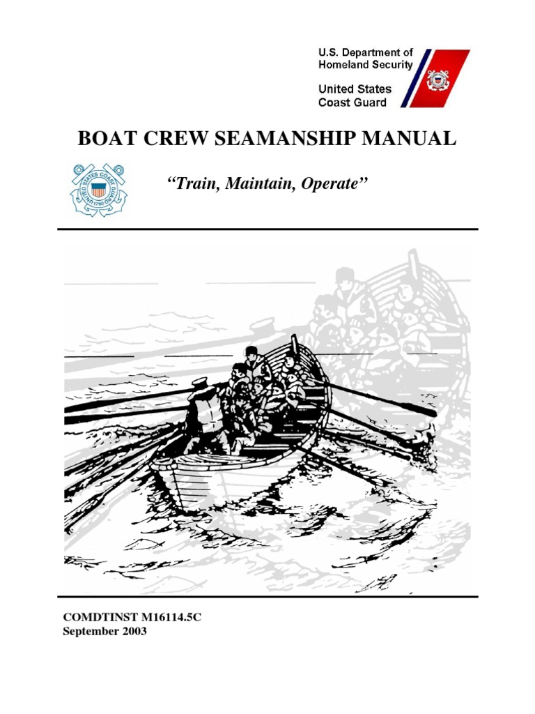 Coast Guard Crew Seamanship Book | PDF