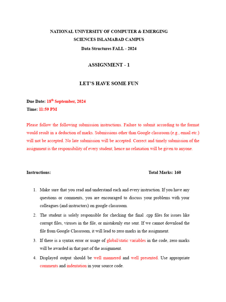 DataStructures FALL 2024 Assignment01 | PDF | World Wide Web | Internet & Web