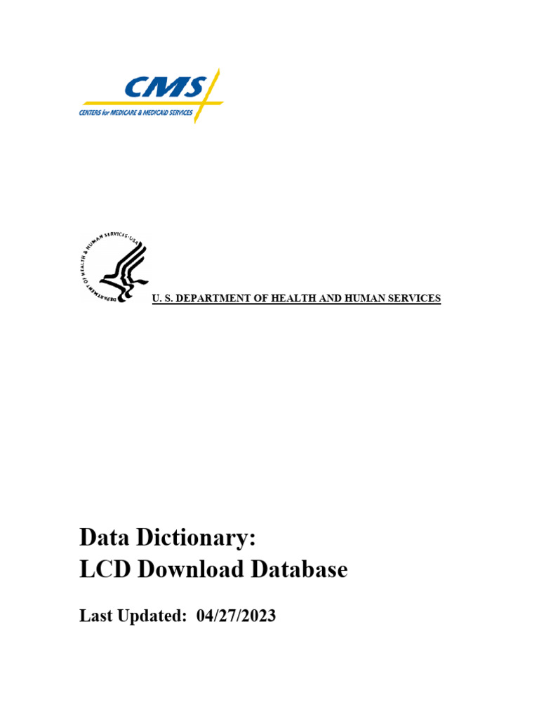 Current LCDs Data Dictionary | PDF | Liquid Crystal Display | Data ... Current LCDs Data Dictionary | PDF | Liquid Crystal Display | Data ...