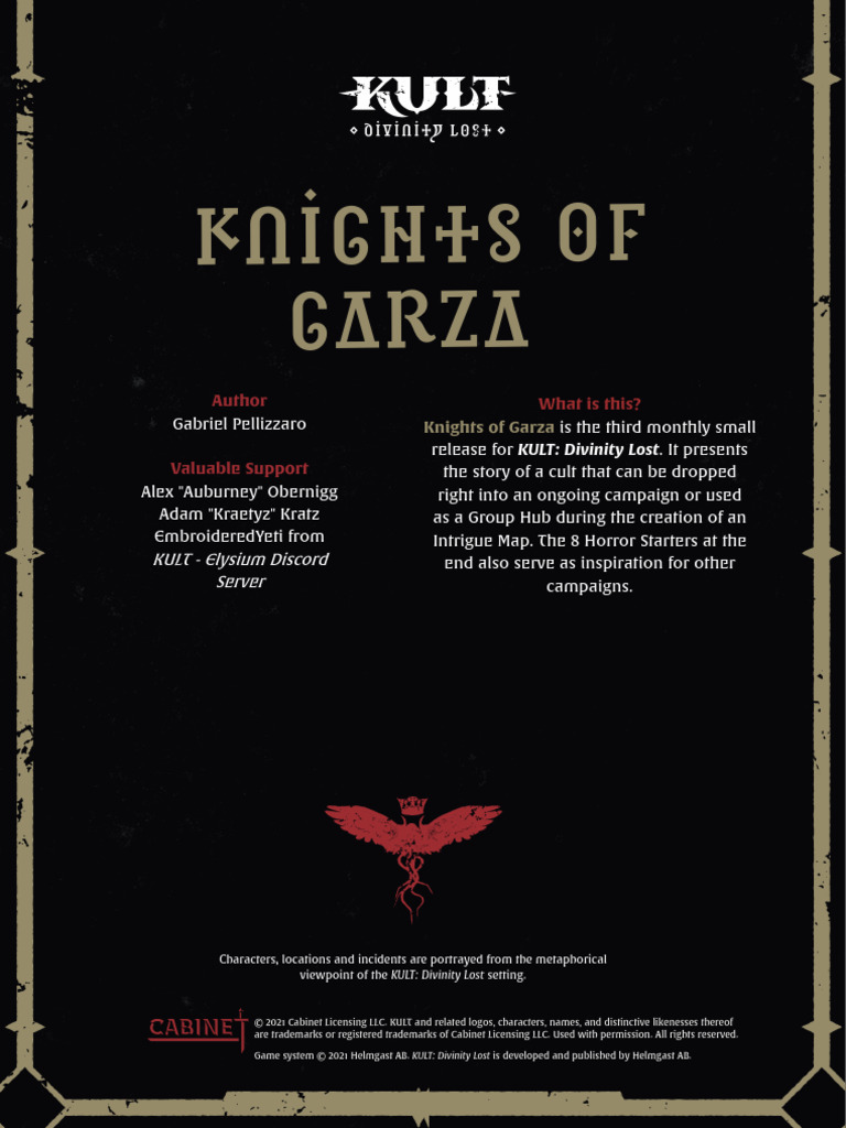 Knights of Garza Mar2022 | PDF | Demons