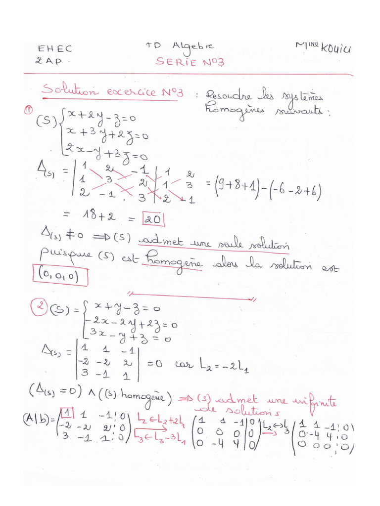 Solution Exo 3 SUJET 03 | PDF