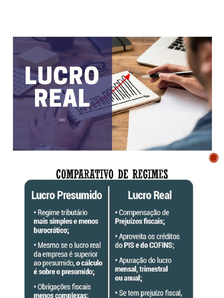 Lucro Real: Apuração e Compensações | PDF | Impostos | Imposto de Renda