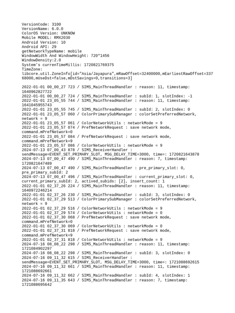 Mobile Network Log Data Analysis | PDF | System Software | Software