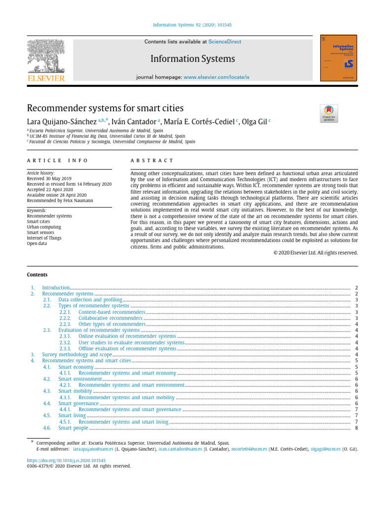 10 1016@j Is 2020 101545 | PDF | Computing | Information Science