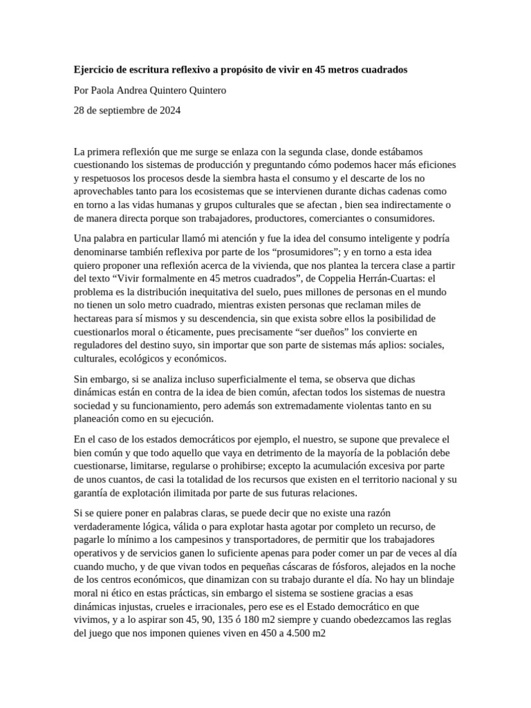 Ejercicio 2 - Vivir en 45 - Paqq - 0928 | PDF | Democracia | Ideologías ...