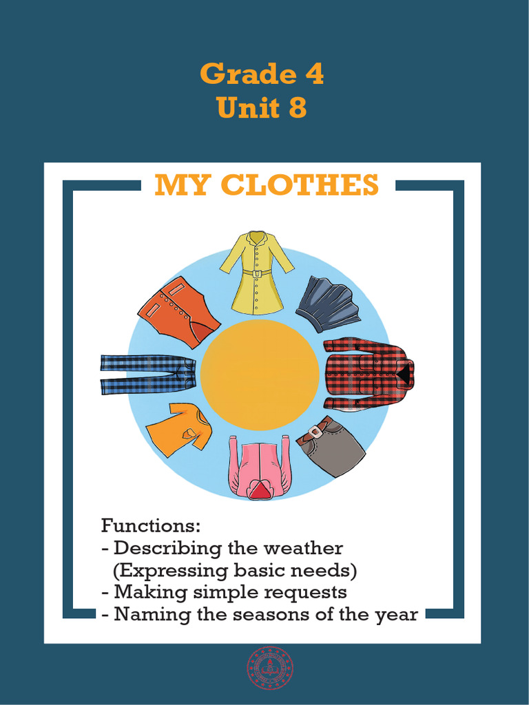 Grade 4 Unit 8 My Clothes | PDF