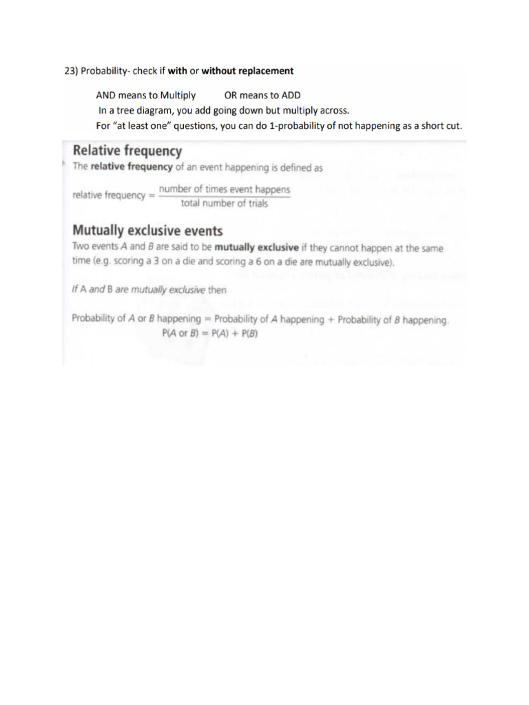 IGCSE Probability Notes | PDF IGCSE Probability Notes | PDF