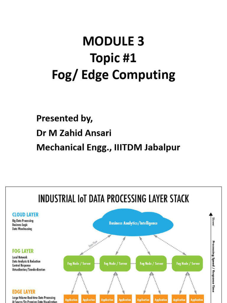Module 3 - Fog Edge Computing | PDF | Internet Of Things | Cloud Computing