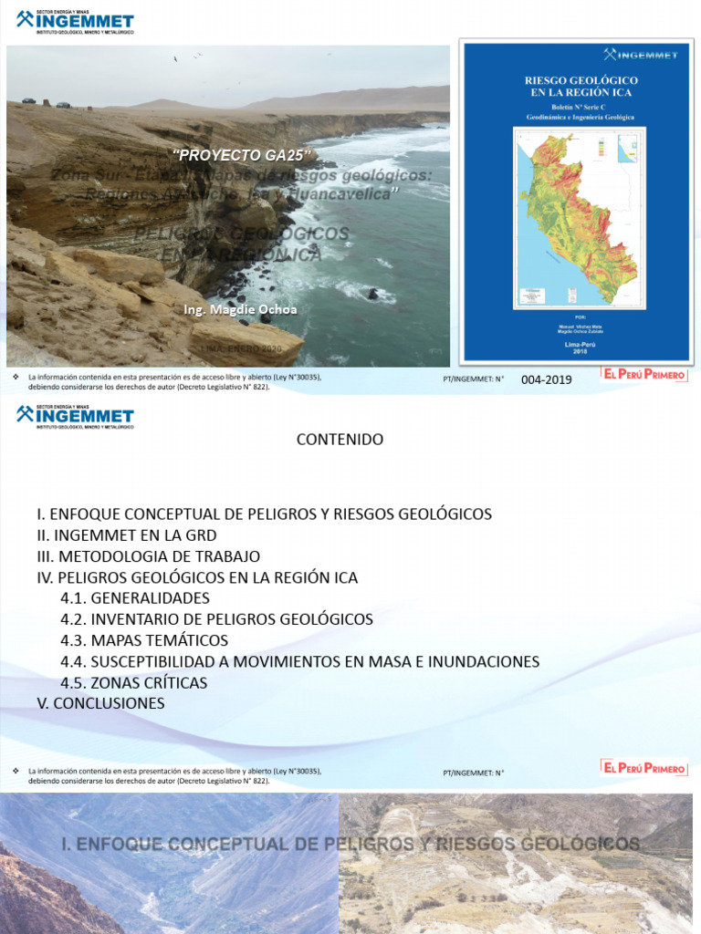 Mapas de Riesgos Geológicos en Ica | PDF | Geología | Inundar
