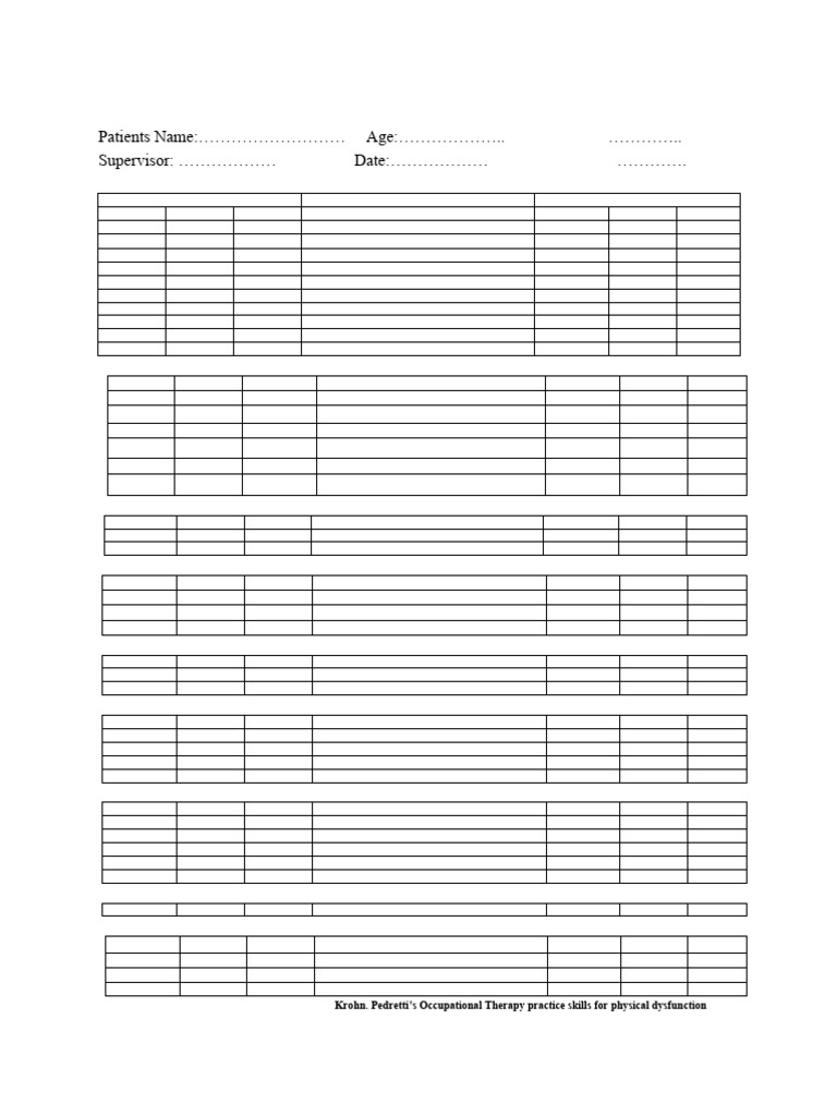 Joint Range Measurements | PDF | Anatomical Terms Of Motion ...