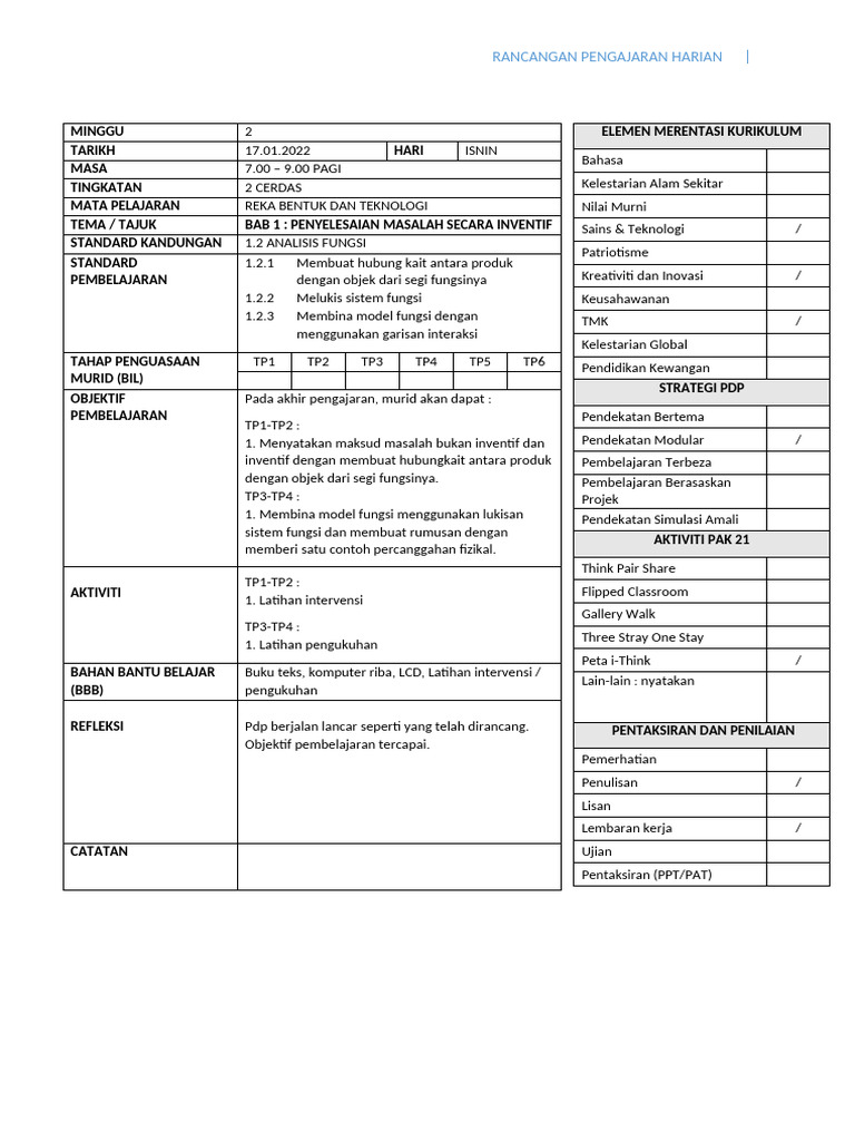Erph Cup RBT Minggu 2 | PDF