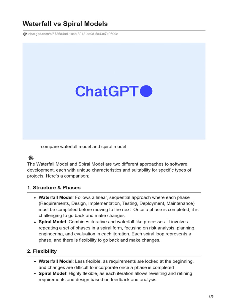Software Dev Models Explained | PDF | Risk Management | Systems Thinking