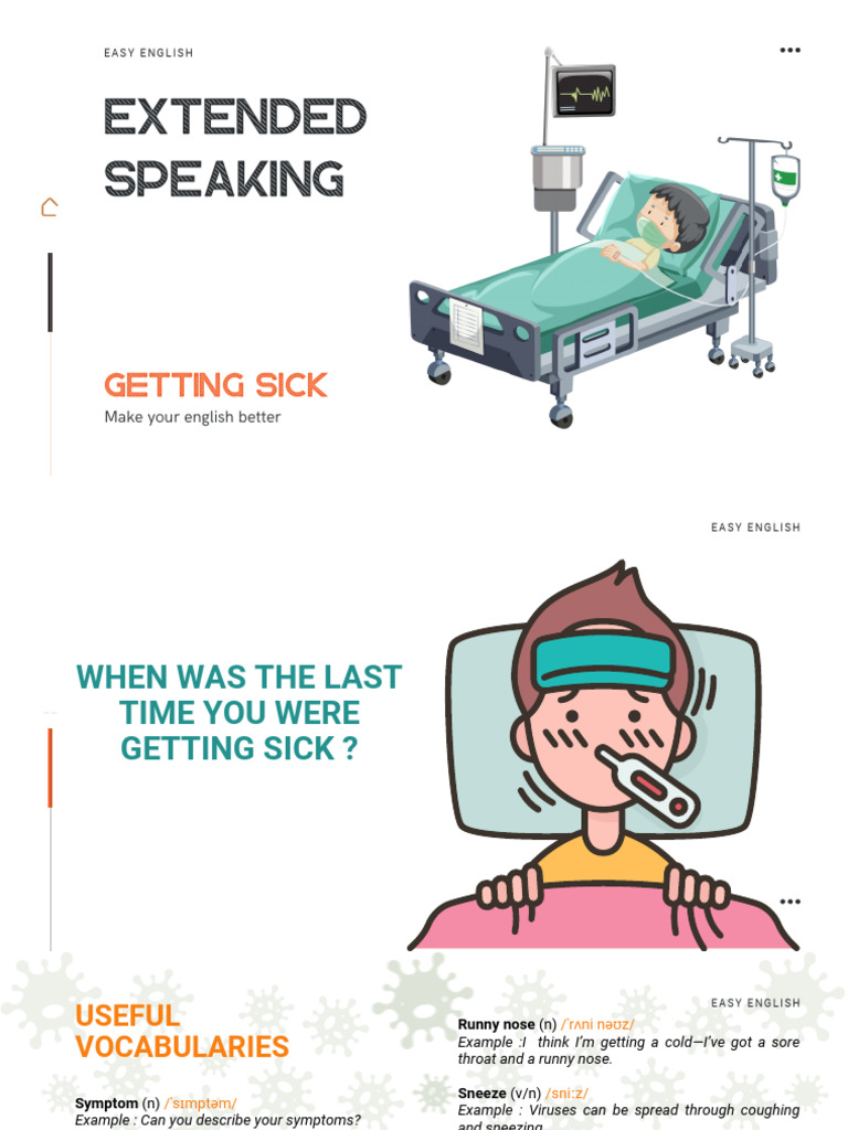 Getting Sick | PDF | Influenza | Nausea