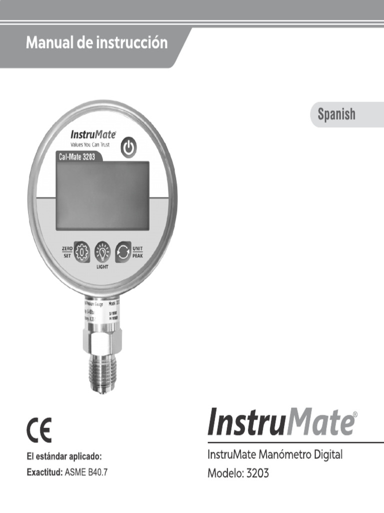 InstruMate 3203 IM ES | PDF
