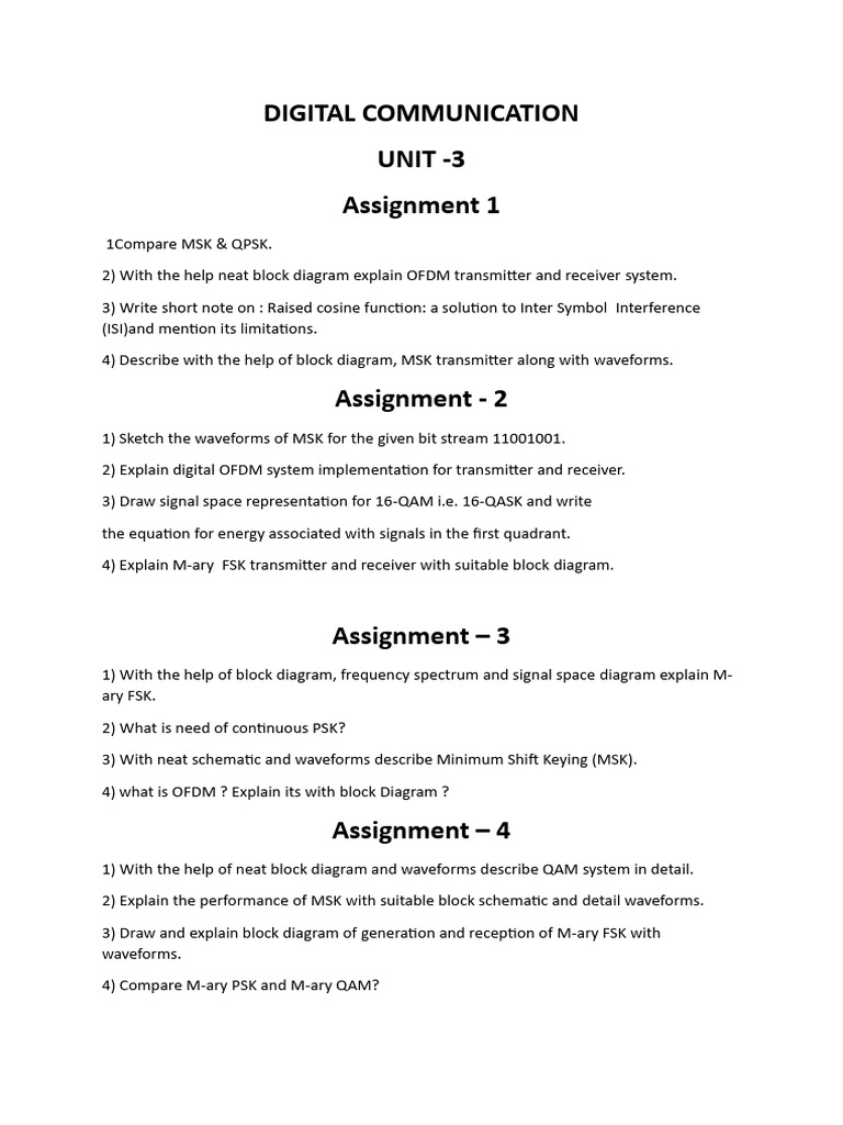 Digital Communication 3 | PDF