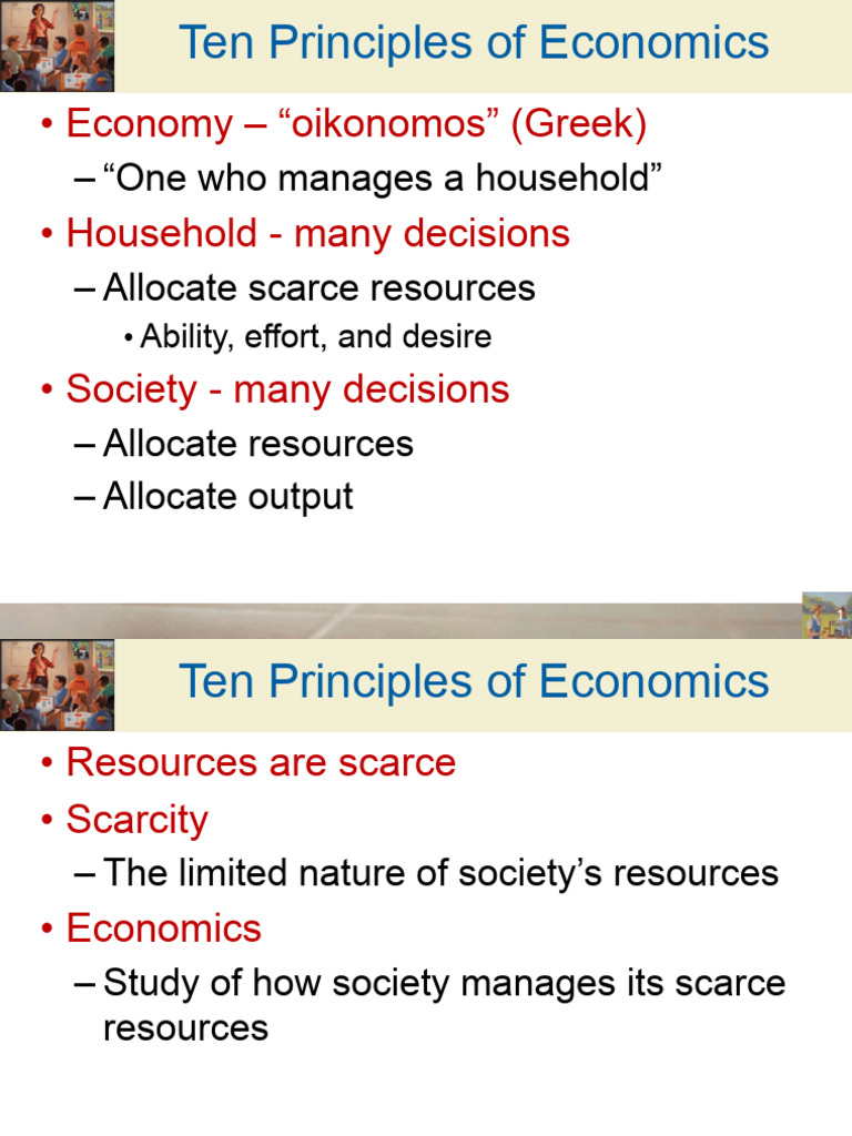 ten principle of economics | PDF | Economics | Market (Economics)