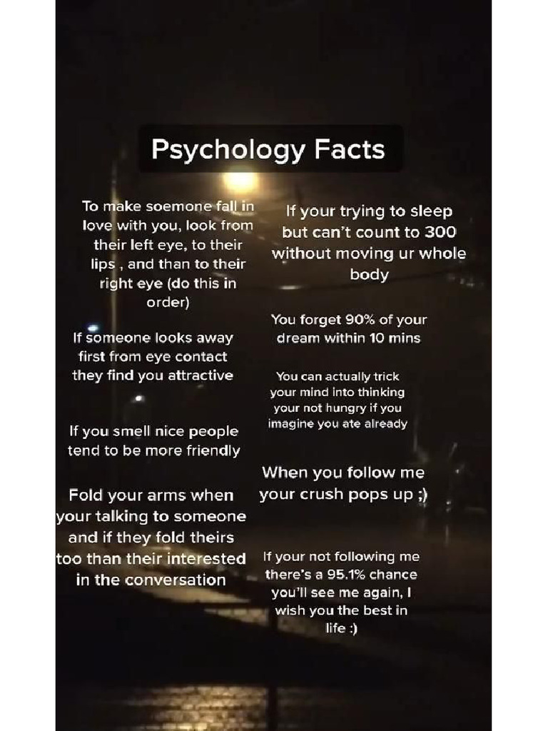 Psychological Facts | PDF